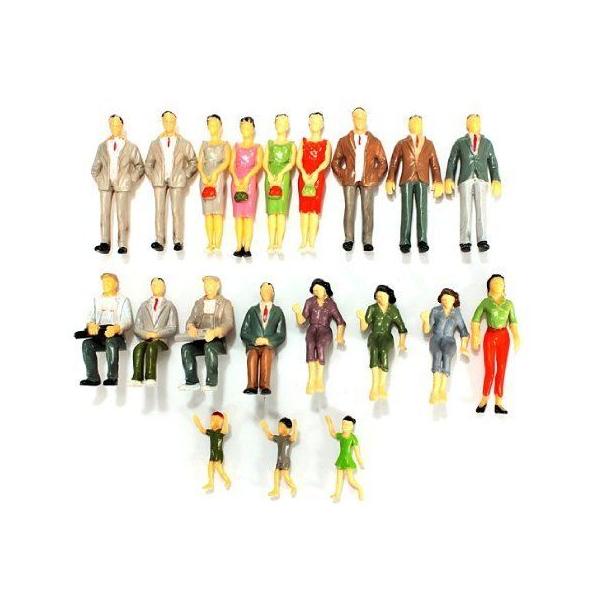【商品名】20PCS 1:25 Building Model Train Railroad Passenger Painted People フィギュアs Scale【カテゴリー】フィギュア