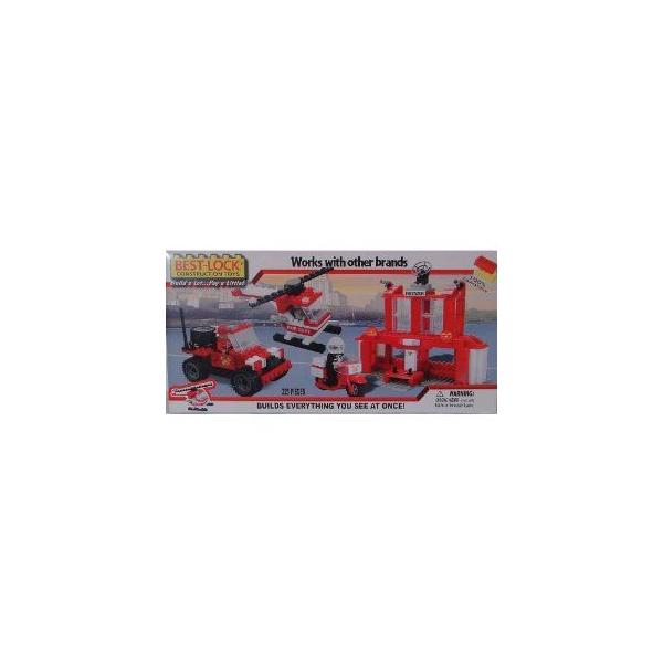【商品名】225 Piece Fire Station Building Set - Best Lock Construction Set - 100% Compatible with Other Bloc【カテゴリー】フィギュア