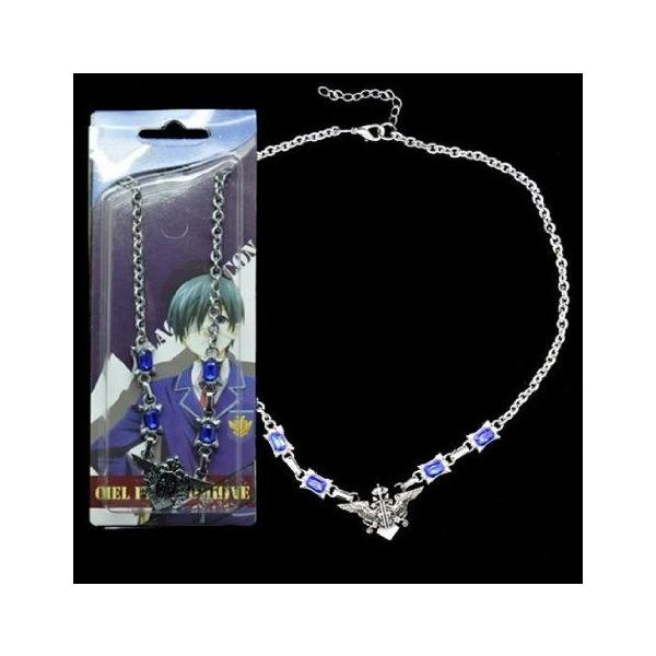 【商品名】Adjustable Anime Black Butler Necklace Shire Eagle Kuroshitsuji Cosplay Blue Diamond フィギュア お【カテゴリー】フィギュア