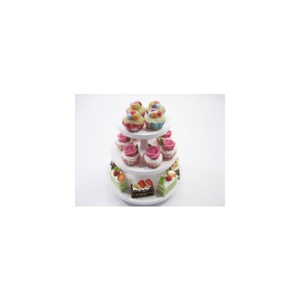 【商品名】3 Tiers Cake/Bakery White Wood Display Dolls House Miniatures Food 9978 ドール 人形 フィギュア【カテゴリー】フィギュア