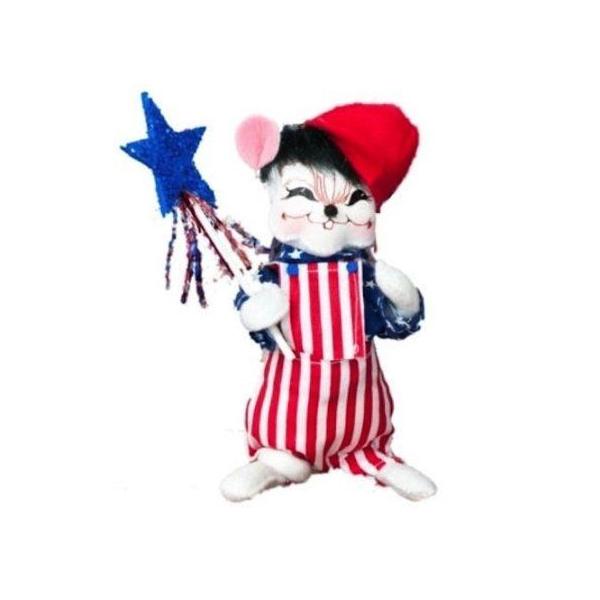 【商品名】Annalee Mobilitee 4th of July Patriotic Boy Mouse 6 ドール 人形 フィギュア【カテゴリー】フィギュア