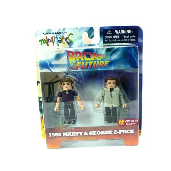 【商品名】Back To The Future PX Previews Exclusive Minimates 2Pk Collectible フィギュアs - 1955 Marty &amp; Geor【カテゴリー】フィギュア