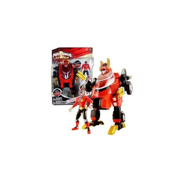 【商品名】Bandai (バンダイ) Year 2011 Power Rangers Samurai Series 9 Inch Tall Zord to Vehicle アクションフ 【カテゴリー】フィギュア