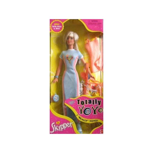【商品名】Barbie(バービー) - Totally Yo Yo SKIPPER Doll - Plus Yo Yo Kitty &amp; Bee! - 1998 Mattel ドール 人形 【カテゴリー】フィギュア:バービー