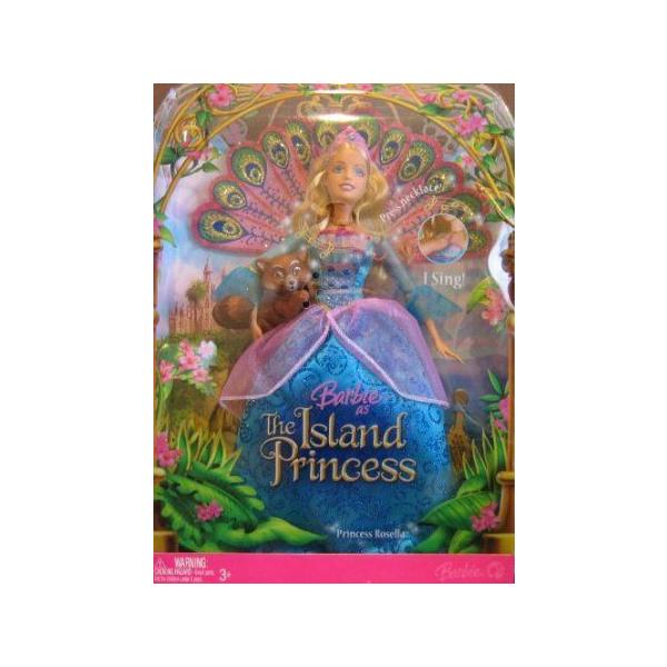 【商品名】Barbie(バービー) as Island Princess Rosella Singing Doll w Sagi the Red Panda (2007) ドール 人形  【カテゴリー】フィギュア:バービー