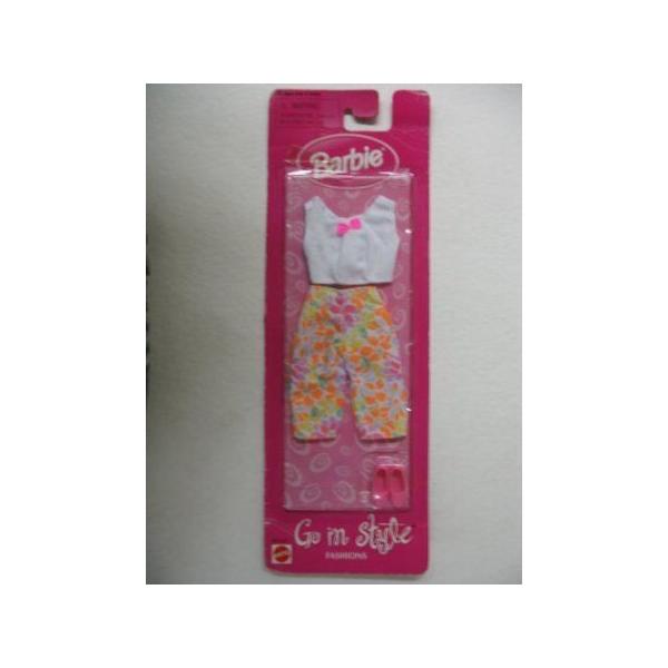 【商品名】Barbie(バービー) Go In Style Fashions 1998 Flower Shorts with White Sleeveless Top w/Pink Bow ドー【カテゴリー】フィギュア:バービー