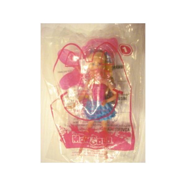 【商品名】Barbie(バービー) in Pink and Blue Dress McDonalds Happy Meal Toy #1 with Wings &amp; Virtual Code ドー【カテゴリー】フィギュア:バービー