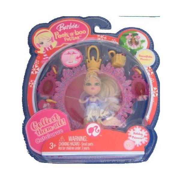 【商品名】Barbie(バービー) Peek a Boo Petites Snowflake Flurries Holiday Princess #35 ドール 人形 フィギュア【カテゴリー】フィギュア:バービー