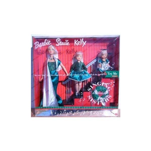 【商品名】Barbie(バービー) Singing Holiday Sisters: W Barbie(バービー)l, Stacie &amp; Kelly Dolls (2000) - Liste【カテゴリー】フィギュア:バービー