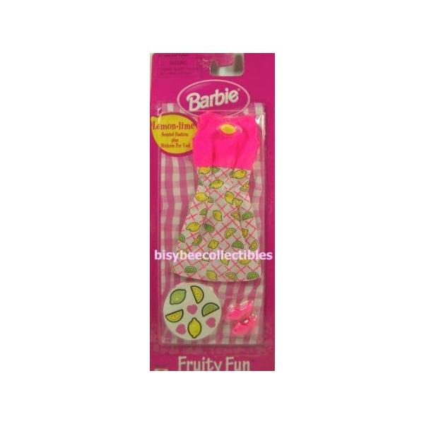 【商品名】Barbie(バービー) Sweet Scents Fashions - Lemon Lime Fruity Fun Scented Fashion &amp; Fun Stickers 1998【カテゴリー】フィギュア:バービー