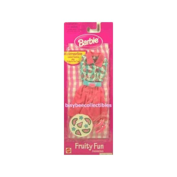 【商品名】Barbie(バービー) Sweet Scents Fashions - Watermelon Fruity Fun Scented Fashion &amp; Fun Stickers 1998【カテゴリー】フィギュア:バービー