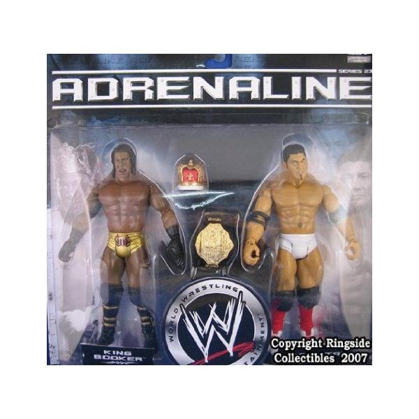 【商品名】BATISTA VS. KING BOOKER T - WWE (プロレス) Wrestling Adrenaline Series 23 フィギュア 2Pack by Jakk【カテゴリー】フィギュア