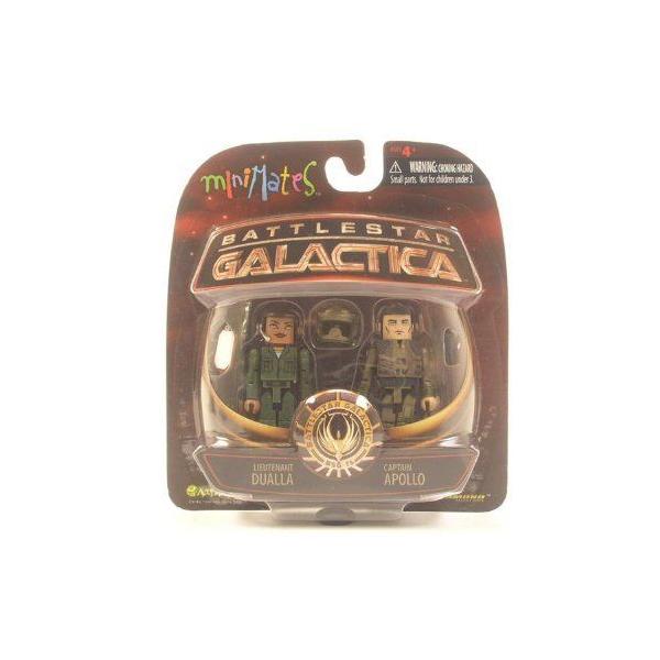 【商品名】Battlestar Galactica Modern Minimates 2-Pack Series 1 Apollo &amp; Dualla フィギュア ダイキャスト 人形【カテゴリー】フィギュア