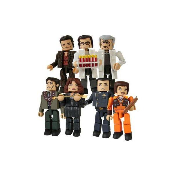 【商品名】Battlestar Galactica Modern Minimates 2-Pack Series 4 Doc Cottle &amp; Gaius Baltar [Variant] フィギュ【カテゴリー】フィギュア