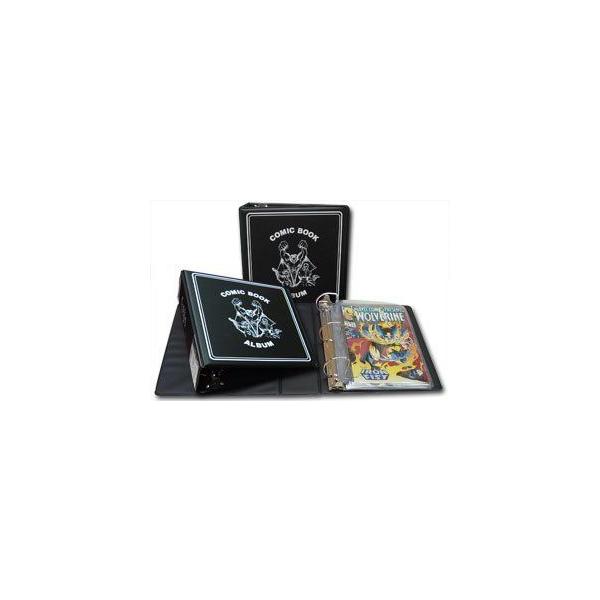 【商品名】BCW 3 Inch D Ring COMIC BOOK Collecting Album (Single) Binder - BLACK フィギュア ダイキャスト 人形【カテゴリー】フィギュア