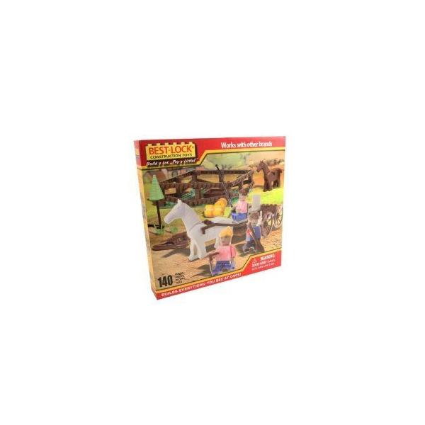 【商品名】Best Lock Construction Horse, Carriage, and Garden Building Set ブロック おもちゃ 【カテゴリー】フィギュア