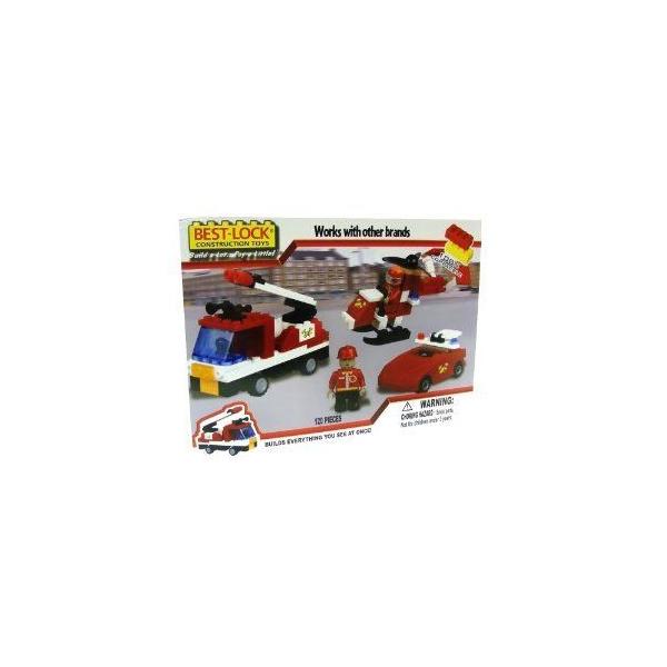 【商品名】Best-lock 120 Piece Fire Helicoptor, Truck and Car Set ブロック おもちゃ 【カテゴリー】フィギュア