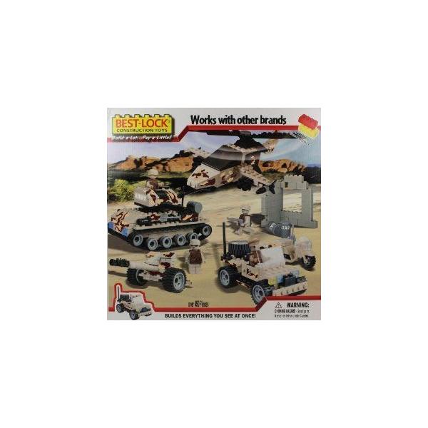 【商品名】Best-Lock 450+ piece Military Base Construction Kit Tan ブロック おもちゃ 【カテゴリー】フィギュア