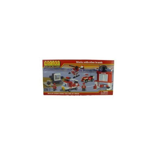 【商品名】Best-Lock Construction Fire Station Headquarters 220 Piece Set ブロック おもちゃ 【カテゴリー】フィギュア