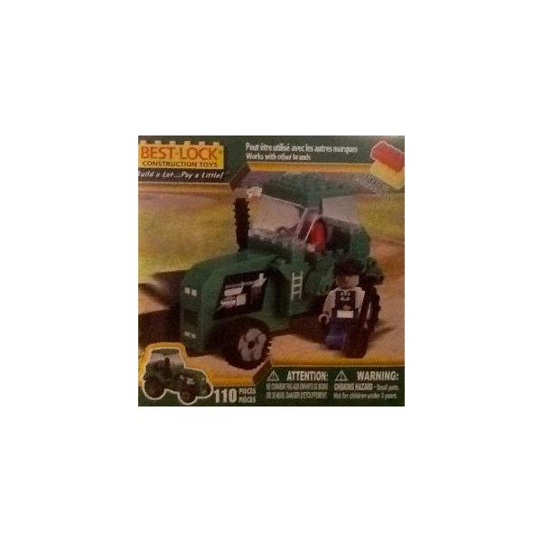 【商品名】Best-lock Construction Toys - Green Farm Tractor (Compatible with Other Brands) ブロック おもちゃ 【カテゴリー】フィギュア