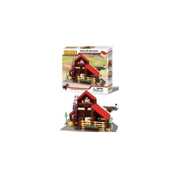 【商品名】Best-Lock Construction Toys - Stable &amp; Barn - 240 ピース ブロック おもちゃ 【カテゴリー】フィギュア