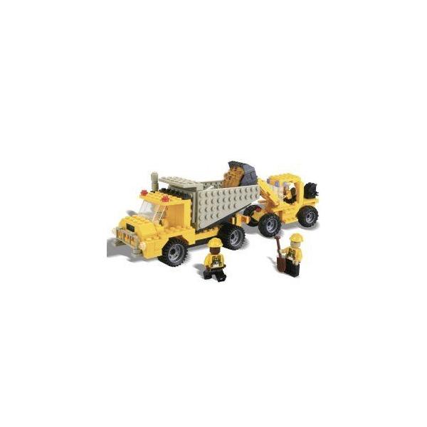 【商品名】Best-Lock Construction Toys 330pc Loader and Dump Truck ブロック おもちゃ 【カテゴリー】フィギュア