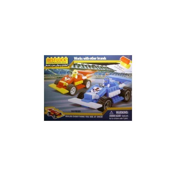 【商品名】Best-Lock Race Car Set 160 ピース Age 3 ブロック おもちゃ 【カテゴリー】フィギュア