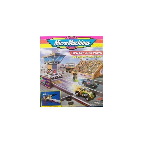 【商品名】Big Daddy's Drag Strip Micro Machines Hiways &amp; Byways プレイセット ミニカー ミニチュア 模型 プレイ【カテゴリー】フィギュア