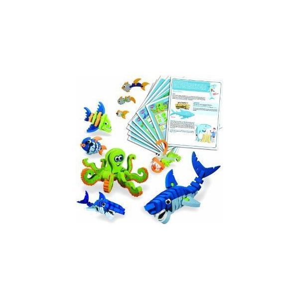 【商品名】Bloco Toys - Marines Creatures Scholastic set ブロック おもちゃ 【カテゴリー】フィギュア