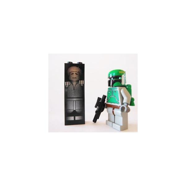 【商品名】Boba Fett mini-fig &amp; Han Solo brick (in carbonite) mini-フィギュアs【カテゴリー】フィギュア