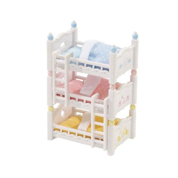 【商品名】Calico Critters Triple Baby Bunk Beds フィギュア 人形 おもちゃ 【カテゴリー】フィギュア