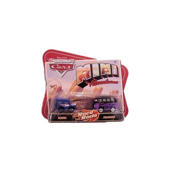 【商品名】Cars Mini Adventures Race Rods Sarge and Fillmore ミニカー ミニチュア 模型 プレイセット自動車 ダイ【カテゴリー】フィギュア:カーズ
