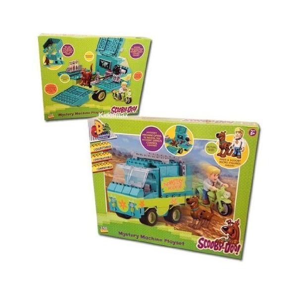 【商品名】Character Building Scooby Doo Mystery Machine with Motorbike, Scooby &amp; Fred フィギュア 人形. ブロ 【カテゴリー】フィギュア