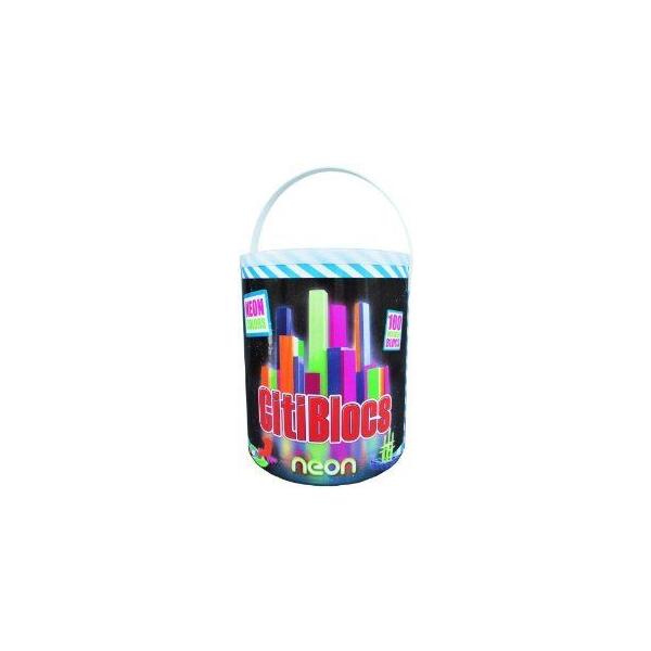 【商品名】CitiBlocs CitiBlocs Neon Colors 100 Piece Precision Cut Wooden Building Blocks ブロック おもちゃ 【カテゴリー】フィギュア