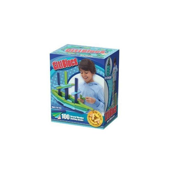 【商品名】Citiblocs Cool Colors Precision Cut Building Blocks (100 Piece Cool) ブロック おもちゃ 【カテゴリー】フィギュア