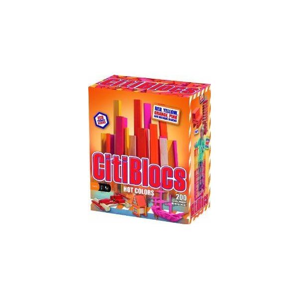 【商品名】Citiblocs Hot Colors Precision Cut Building Blocks (200 Piece Hot) ブロック おもちゃ 【カテゴリー】フィギュア