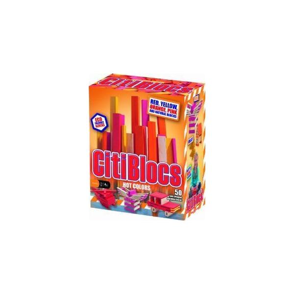 【商品名】Citiblocs Hot Colors Precision Cut Building Blocks (50 Piece Hot) ブロック おもちゃ 【カテゴリー】フィギュア