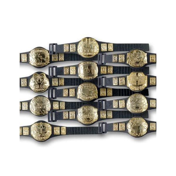 【商品名】Complete Set of 12 Championship Belts for Wrestling アクションフィギュア 人形 (series 1) フィギュ 【カテゴリー】フィギュア