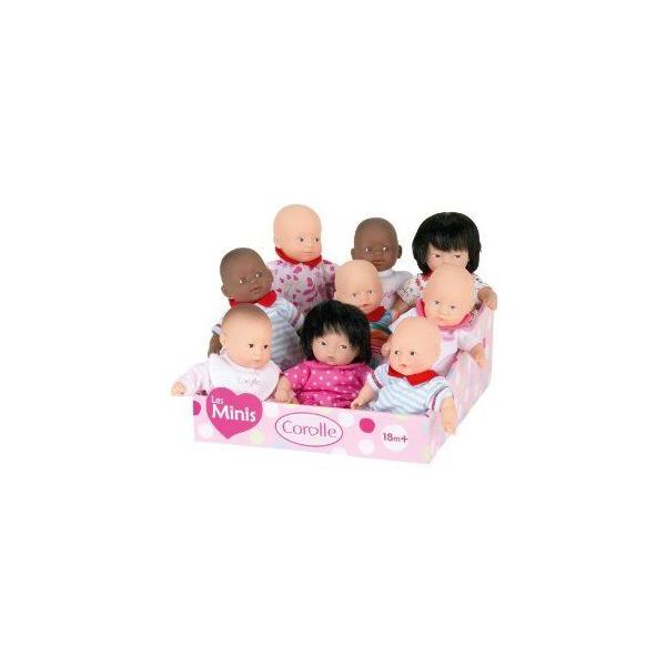 【商品名】Corolle (コロール) Les Minis- African American Boy with Blue &amp; Purple Striped Outfit ドール 人形  【カテゴリー】フィギュア