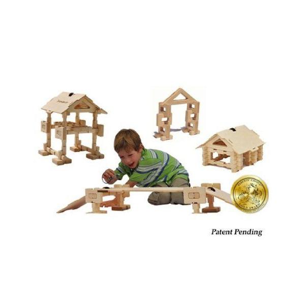 【商品名】Cottage and Bridge Building Set-Timberworks Toys ブロック おもちゃ 【カテゴリー】フィギュア