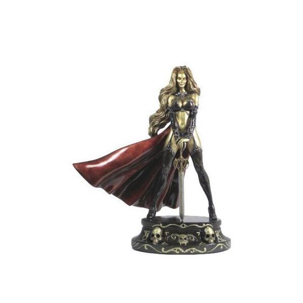 【商品名】CS Moore Studios Lady Death Faux Bronze Statue (Traditional Brown Version) フィギュア おもちゃ 人 【カテゴリー】フィギュア