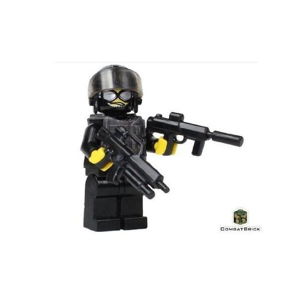 【商品名】Custom Army Builder Military Minifigure - Special Forces Soldier Black Ops Trooper ブロック おもち【カテゴリー】フィギュア