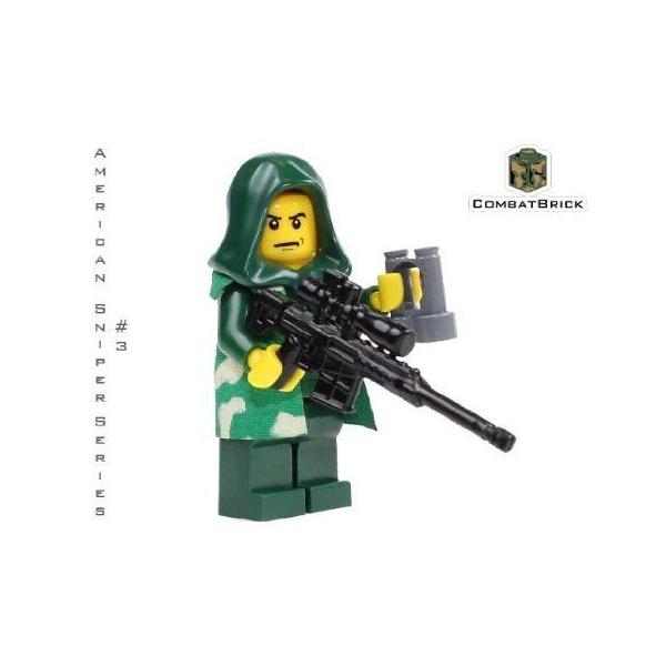 【商品名】Custom Army Builder Military Minifigure - US Marine woodland camo Jungle Sniper ブロック おもちゃ 【カテゴリー】フィギュア