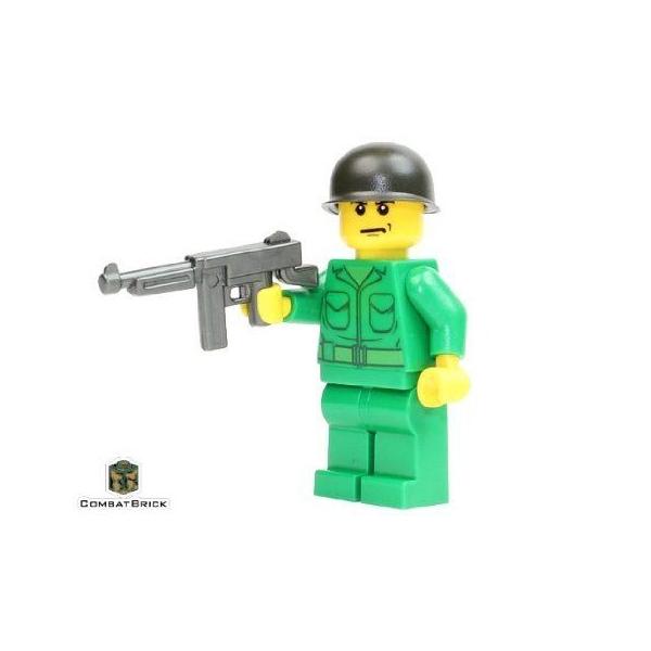 【商品名】Custom Army Builder Military Minifigure - WWII US Marine with WW2 Thompson Sub machine gun ブロッ 【カテゴリー】フィギュア