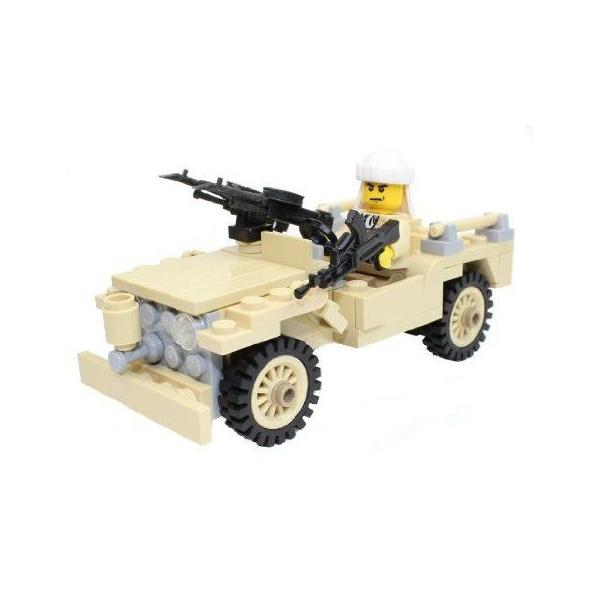 【商品名】Custom Army Builder Model Kit - WWII British SAS Desert Raider WW2 Willys Jeep Long Range Truck ブ【カテゴリー】フィギュア