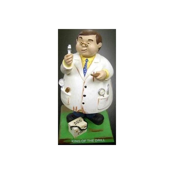 【商品名】Dentist Bobble Guyz King of Drill Bobblehead Nodder フィギュア ダイキャスト 人形【カテゴリー】フィギュア