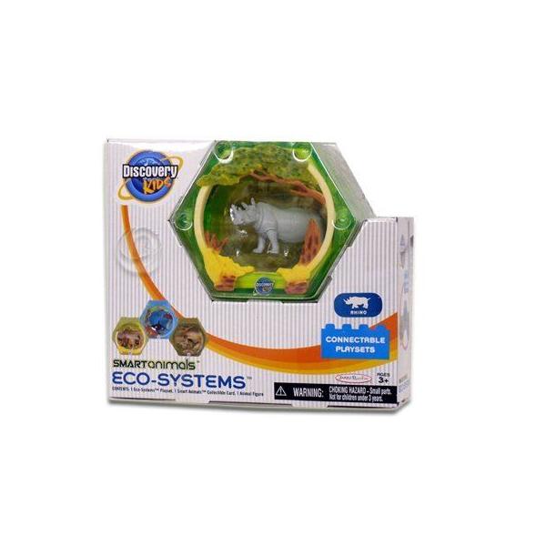 【商品名】Discovery Kids - 2 Smart Animals Eco Systems - Rhino Connectable Playset フィギュア ダイキャスト  【カテゴリー】フィギュア