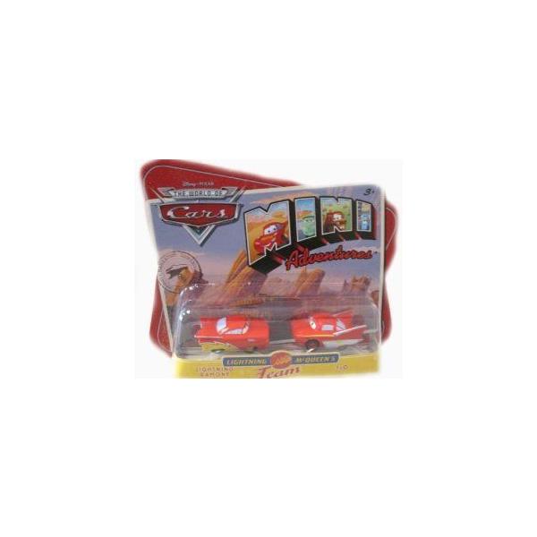 【商品名】Disney (ディズニー) CARS Mini Adventures Lightning McQueen's Team 2-Pack Lightning Ramone &amp; Flo ミ【カテゴリー】フィギュア:ディズニー