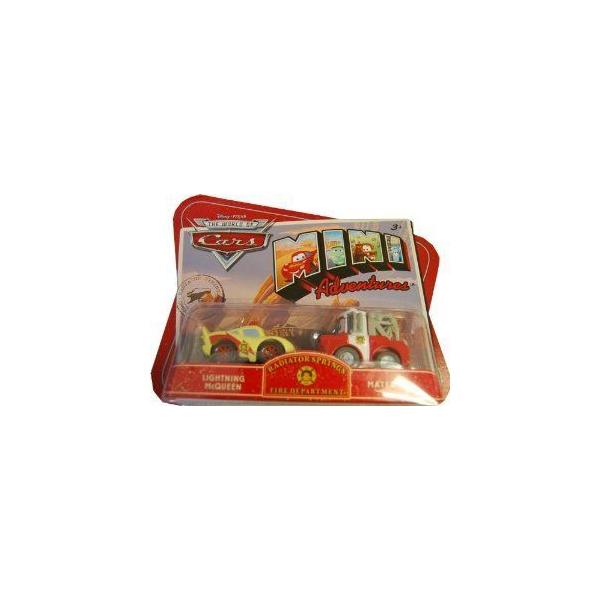 【商品名】Disney (ディズニー) CARS Mini Adventures Radiator Springs Fire Dept. 2-Pack Lightning McQueen &amp; Ma【カテゴリー】フィギュア:ディズニー