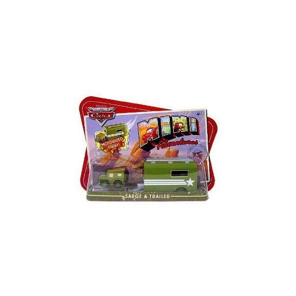 【商品名】Disney (ディズニー) CARS Mini Adventures Sarge With Motorized トレーラー ミニカー ミニチュア 模型 【カテゴリー】フィギュア:ディズニー